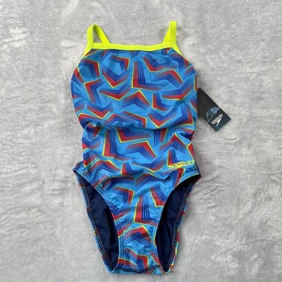 Speedo | Swim | Speedo Swimsuit 26 Us Play The Angles Flyback Print ...